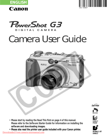 Camera User Guide ENGLISH | Manualzz