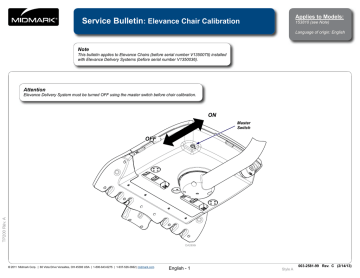 Midmark Elevance® Dental Chair Installationsanleitung | Manualzz