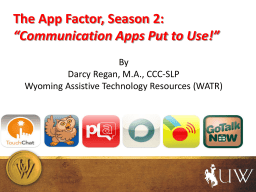 AssistiveWare Proloquo2Go - User manual, Manual, How To Guide