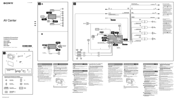 Sony XAV-63 Installation guide | Manualzz