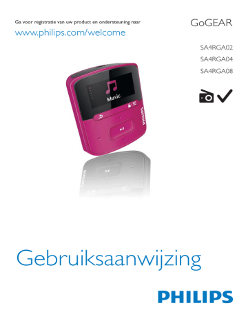 Philips GoGEAR Raga Handleiding | Manualzz