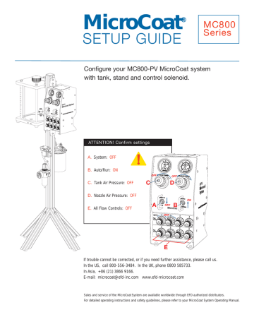 MicroCoat system MC800 MC800-PV SETUP GUIDE | Manualzz