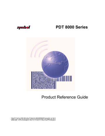 Zebra PDT Product Reference Guide | Manualzz