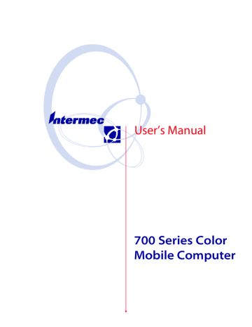 Intermec 700 Series Color 700 User's Manual | Manualzz