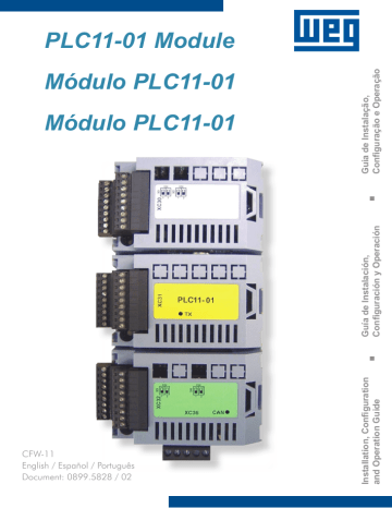 WEG CFW11 PLC11-01 - PLC Module Guide | Manualzz
