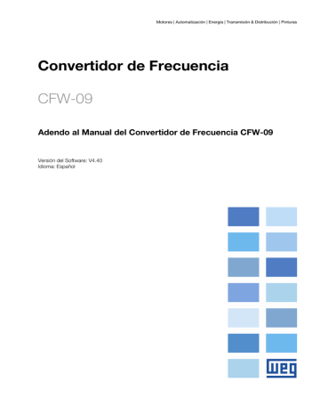 CFW-09 Adendo al Manual | Manualzz