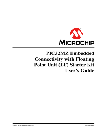 Microchip PIC32MZ EF Starter Kit User's Guide | Manualzz