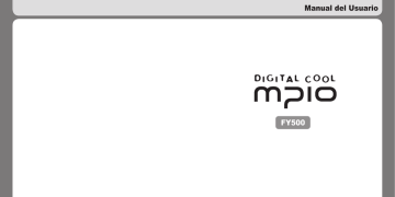 Manual de usuario MPIO FY500 | Manualzz