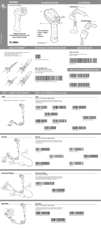 Zebra DS3608 Quick Start Guide | Manualzz