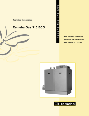 REMEHA Gas 310 ECO Technical information | Manualzz