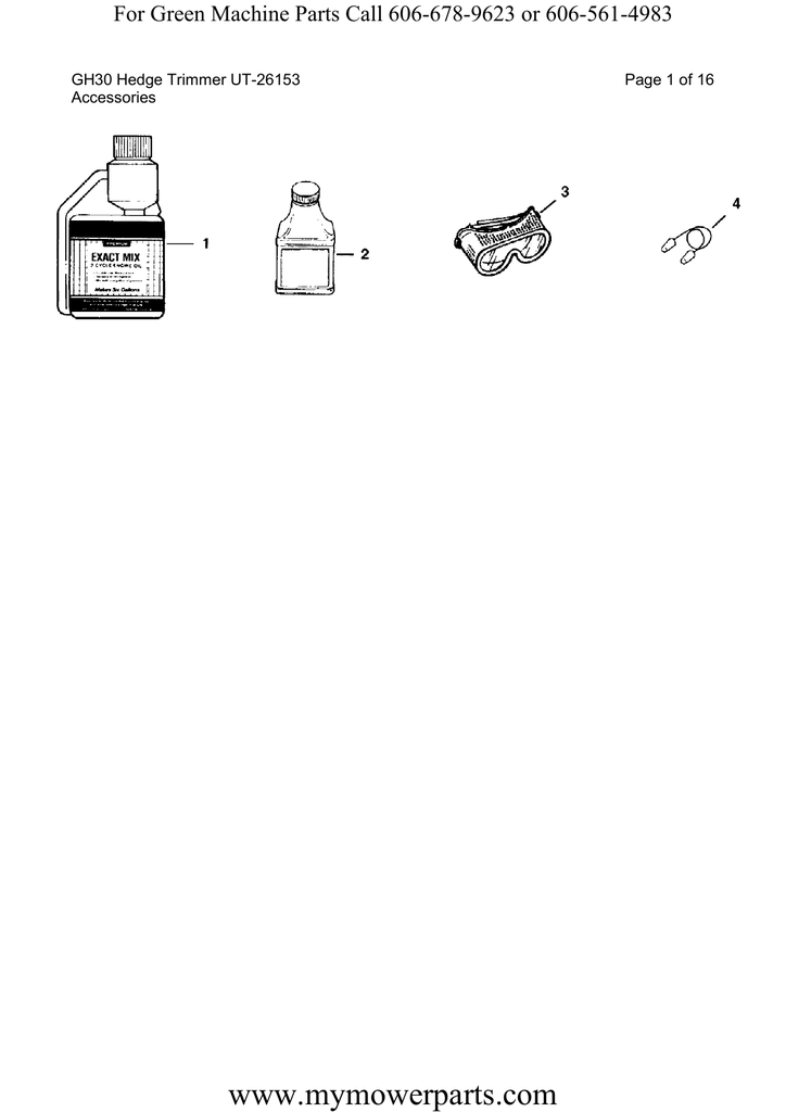 Green Machine Trimmer Parts | Reviewmotors.co