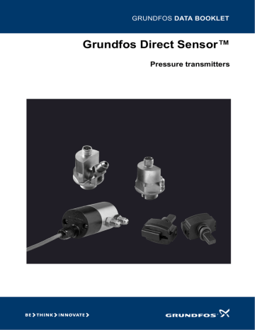 Grundfos Direct Sensor™ DPI V.2, DPI, DPS Data booklet | Manualzz