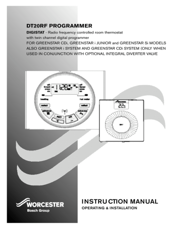 Worcester Bosch Greenstar CDi, Greenstar i Junior, Greenstar Si ...