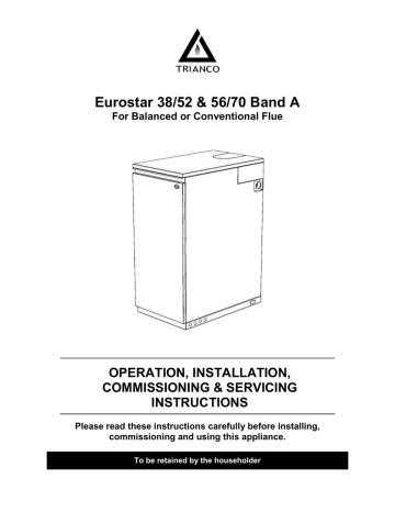 Trianco Eurostar 38-52 Band A Instruction manual | Manualzz