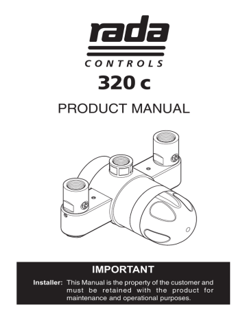 rada 320 c Product manual | Manualzz