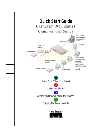 Cisco Catalyst 1900 1924-A Quick Start Guide | Manualzz