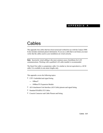 Catalyst 3000 Installation and Configuration Guide | Manualzz