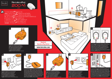 Hercules ePlug 200M duo Quick Start Guide | Manualzz
