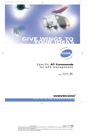 GPS module WISMO Quik Q2501 User Guide | Manualzz