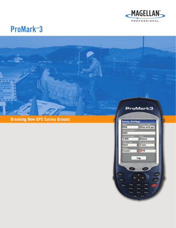 Magellan ProMark 3 Technical Specifications | Manualzz