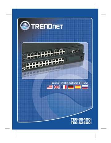 Quick Installation Guide Gigabit Ethernet Switch TEG-S2400i, TEG-S2600i ...