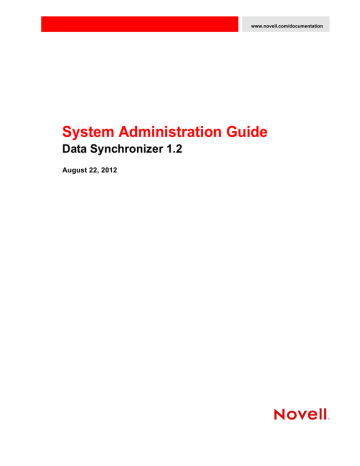 Novell Data Synchronizer 1.2 System Administration Guide | Manualzz