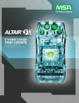 MSA ALTAIR 5X Manual: AI Chat & PDF Download | Manualzz