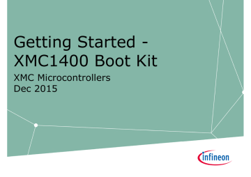 Infineon XMC1400 Getting Started | Manualzz