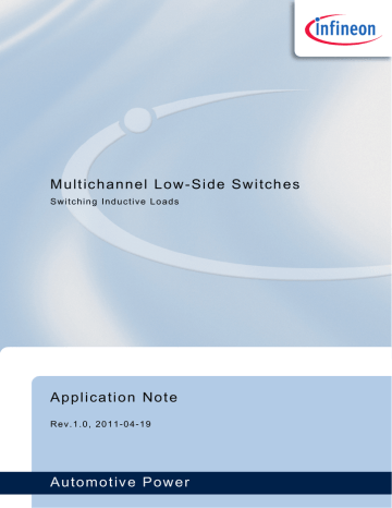 Infineon Multichannel Low-Side Switches Application Note | Manualzz