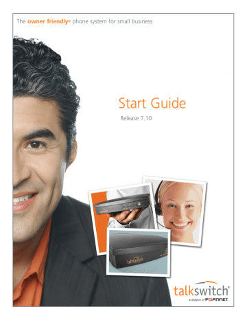 TalkSwitch Phone System Start Guide | Manualzz