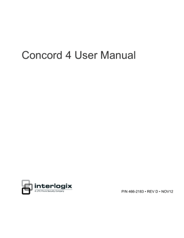 Interlogix Concord 4 User manual | Manualzz