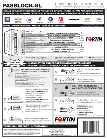 PASSLOCK-SL Installation Guide | Manualzz