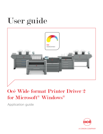 Océ Wide Format Printer Driver 2 User Guide | Manualzz