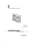 Siemens Milltronics MultiRanger 100, MultiRanger 200 Instruction Manual ...