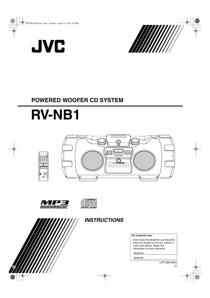 JVC RV-NB1EB Instructions Manual | Manualzz