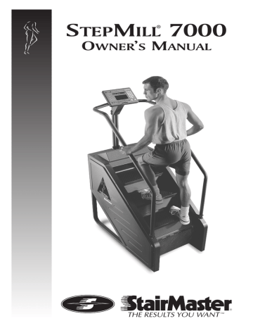 Stairmaster STEPMILL 7000 Owner's Manual | Manualzz