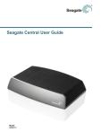 Logging In to Your Seagate Central. Seagate Central, SRN01C | Manualzz