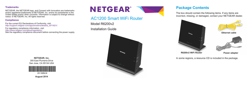 Netgear AC1200 JR6100 Installation manual | Manualzz
