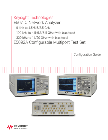 Keysight E5071C Configuration manual | Manualzz
