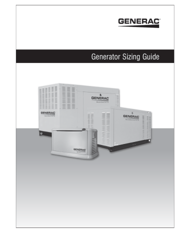 Generator Sizing Guide | Manualzz