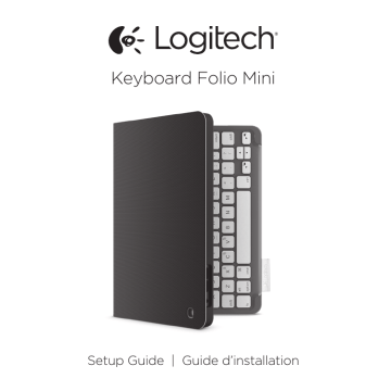 Logitech Keyboard Folio for iPad mini Getting Started Guide | Manualzz