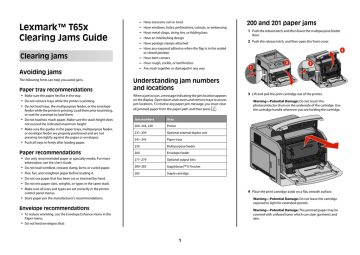 Lexmark 652dn User’s Guide | Manualzz