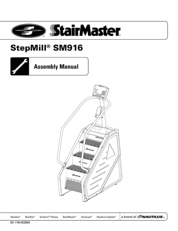 Stairmaster StepMill SM916 Assembly Manual | Manualzz