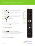 TELUS TV Programming Instructions | Manualzz