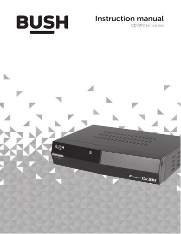 Bush HD Freeview Set Top Box Instruction manual | Manualzz