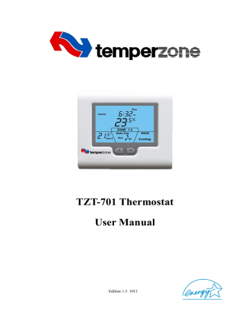 temperzone TZT 701 User Manual | Manualzz