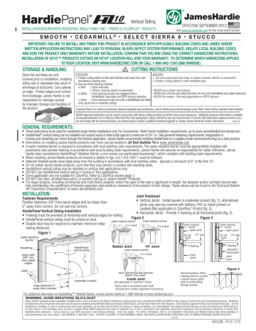 James Hardie 217864 HardiePanel HZ10 5/16 in. x 48 in. x 108 in. Fiber ...