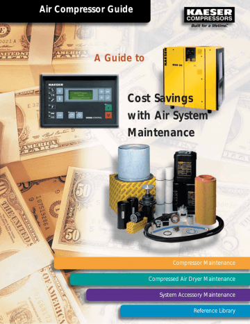 Air Compressor Guide: Cost Savings with Maintenance | Manualzz