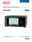 Mensor CPC6000 Operating Instructions | Manualzz