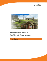 Arris SURFboard SB6190 - User manual